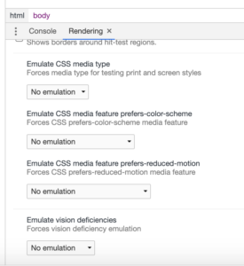 Accessibility Rendering Tools in Chrome – Web Axe